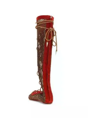 KIKO KOSTADINOV Reticella Mesh Suede Boots