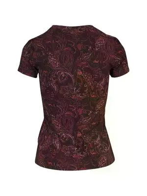 L'Agence Paisley-pattern T-shirt