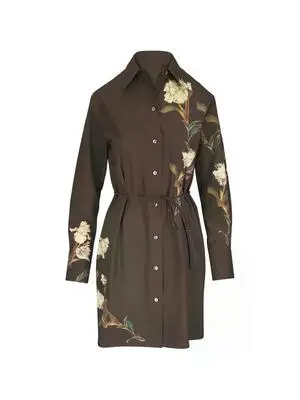Vince Floral-print Shirt Dress