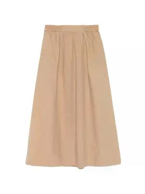 YERSE Midi Skirt With Elasticated Waistband