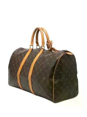 LOUIS VUITTON 1990 Monogram Keepall 45 Travel Bag