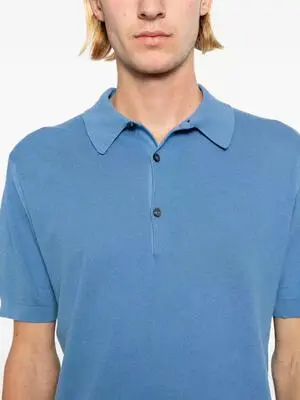 John Smedley Roth Polo Shirt - Blue