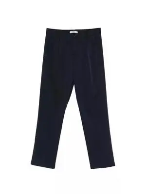 Imperial Pleated-design Trousers - Blue