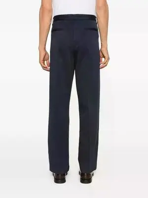 Imperial Pleated-design Trousers - Blue