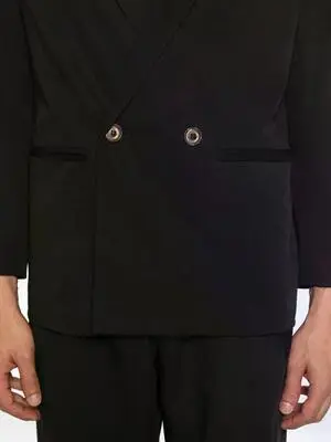 Imperial Notched-lapel Double-breasted Blazer