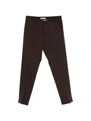 Imperial Cuffed-hem Trousers - Brown
