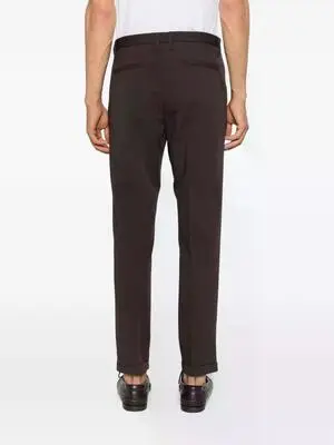 Imperial Cuffed-hem Trousers - Brown