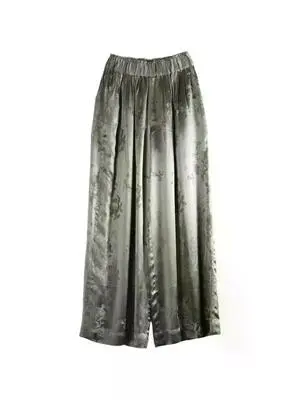 MUTEDANCE Floral Jacquard Trousers