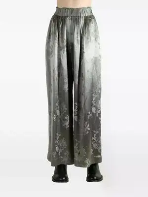 MUTEDANCE Floral Jacquard Trousers