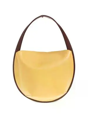 JIL SANDER Pivot Leather Tote - Yellow