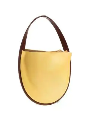 JIL SANDER Pivot Leather Tote - Yellow