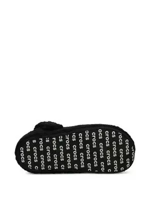 CROCS Loopback Strap Slippers - Black
