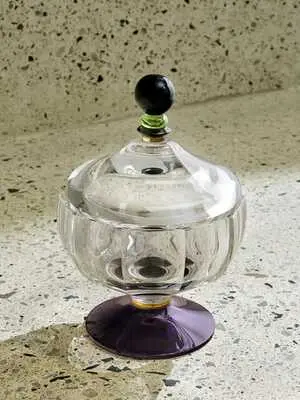 REFLECTIONS COPENHAGEN Decadent Crystal Jar - Multicolour