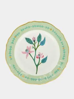 BITOSSI Botanical Porcelain Dinner Plate - Multicolour