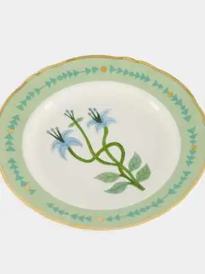BITOSSI Flower Dessert Plate - Green