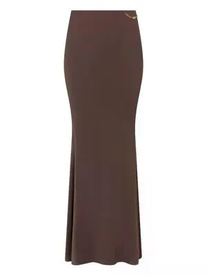 Amiri Chain Detail Maxi Skirt - Brown