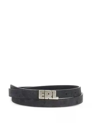 ERL ERL Logo Plaque Belt Black