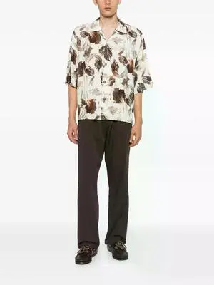 Imperial Pleated Trousers - Brown