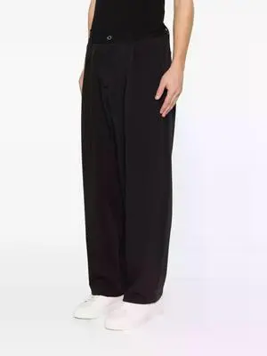 Imperial Pleated Trousers - Black