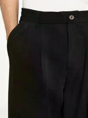 Imperial Pleated Trousers - Black