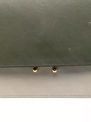 Marni Medium Leather Shoulder Bag - Neutrals