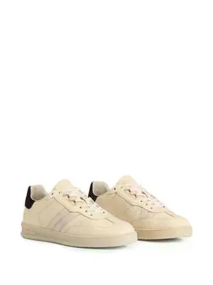 Woolrich Doubleu Suede-detailed Sneakers - Neutrals