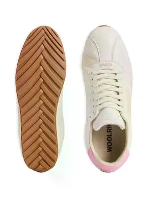 Woolrich Side-bands Lace-up Sneakers - White