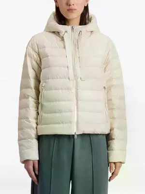 Woolrich Hooded Quilted Jacket - White