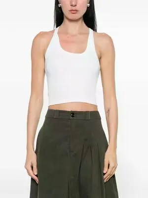 Pinko Brandy" V-neck Cropped Tank Top