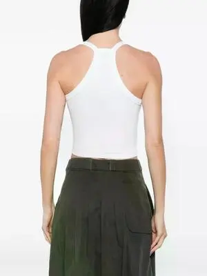 Pinko Brandy" V-neck Cropped Tank Top