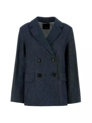 Max Mara Double-breasted Blazer - Blue