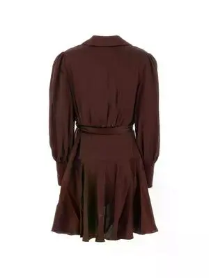 Zimmermann Ruffled Silk Mini Dress