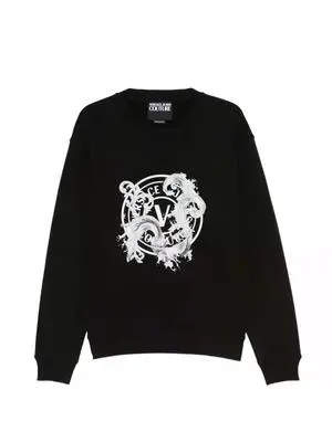 Versace Logo Crew-neck Sweatshirt