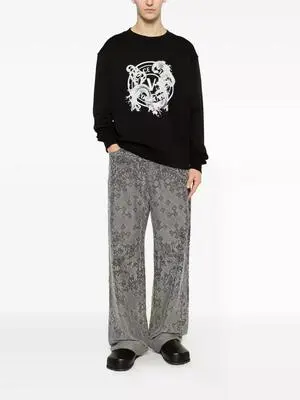 Versace Logo Crew-neck Sweatshirt