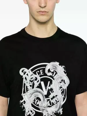 Versace Print T-shirt - Black