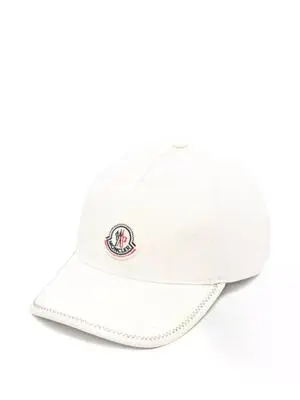 Moncler Logo-patch Cap - Neutrals
