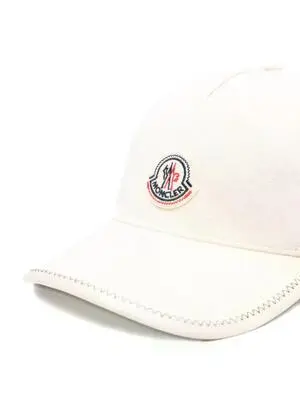 Moncler Logo-patch Cap - Neutrals