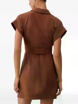 Liu Jo Tobacco Button-fastening Shirt Dress