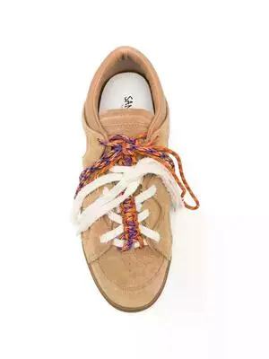 SANTHA Love Park Quilted Low-top Sneakers - Neutrals