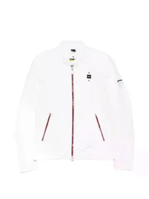 BLAUER. Thayer Zip Jacket - White