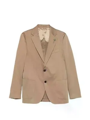 LARDINI Button-up Blazer - Brown