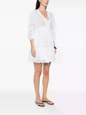 ERMANNO FIRENZE Lace Mini Dress - White