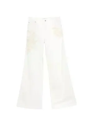 Ermanno Firenze Distressed Bottoms For Women