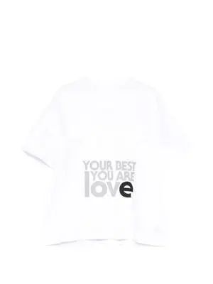 Sacai Graphic Cotton T-shirt - White