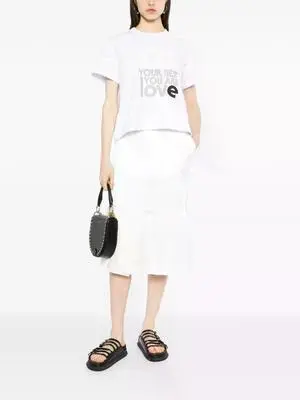 Sacai Graphic Cotton T-shirt