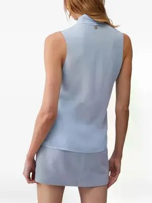 Liu Jo Georgette Knot V-neck Top