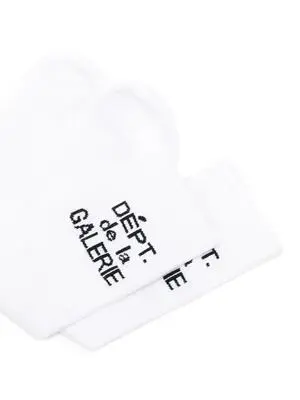 GALLERY DEPT. Ribbed Socks - White