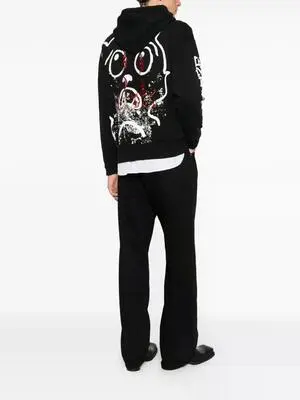 Aries Embroidered Hoodie