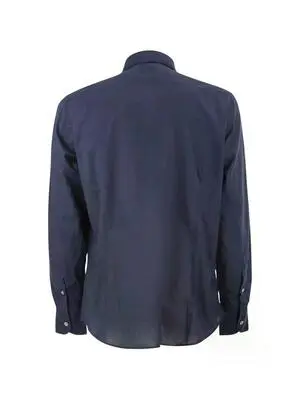 MC2 SAINT BARTH Embroidered-logo Shirt - Blue