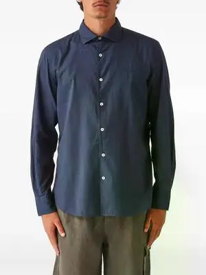 MC2 SAINT BARTH Embroidered-logo Shirt - Blue